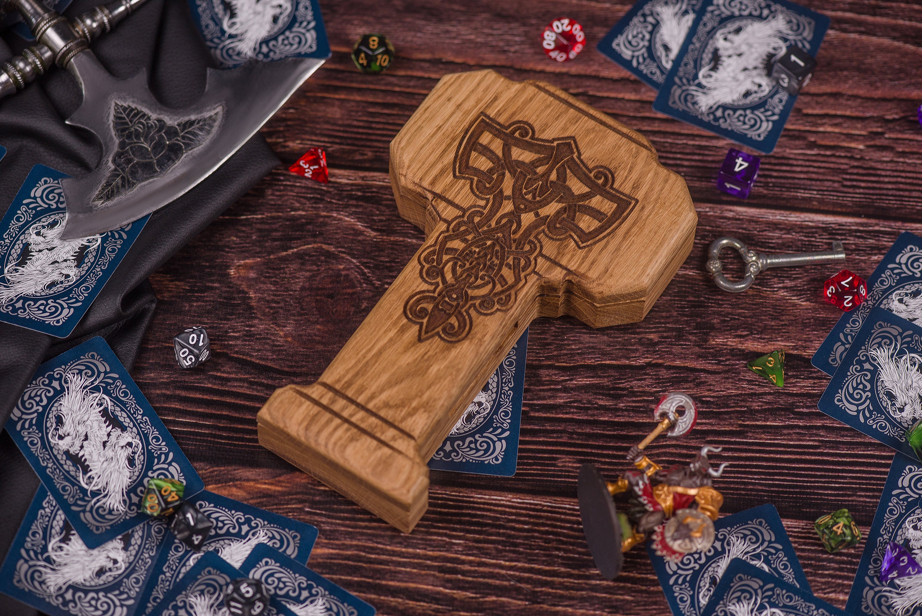 DD Dice Vault Box Dungeons Dragons/hero Box Hammer 1 /tabletop Game ...