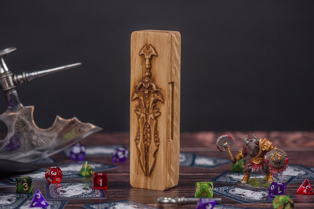 Dice Box Dungeon Dragons/hero Dnd Box Dice Vault/tabletop Game Storage ...