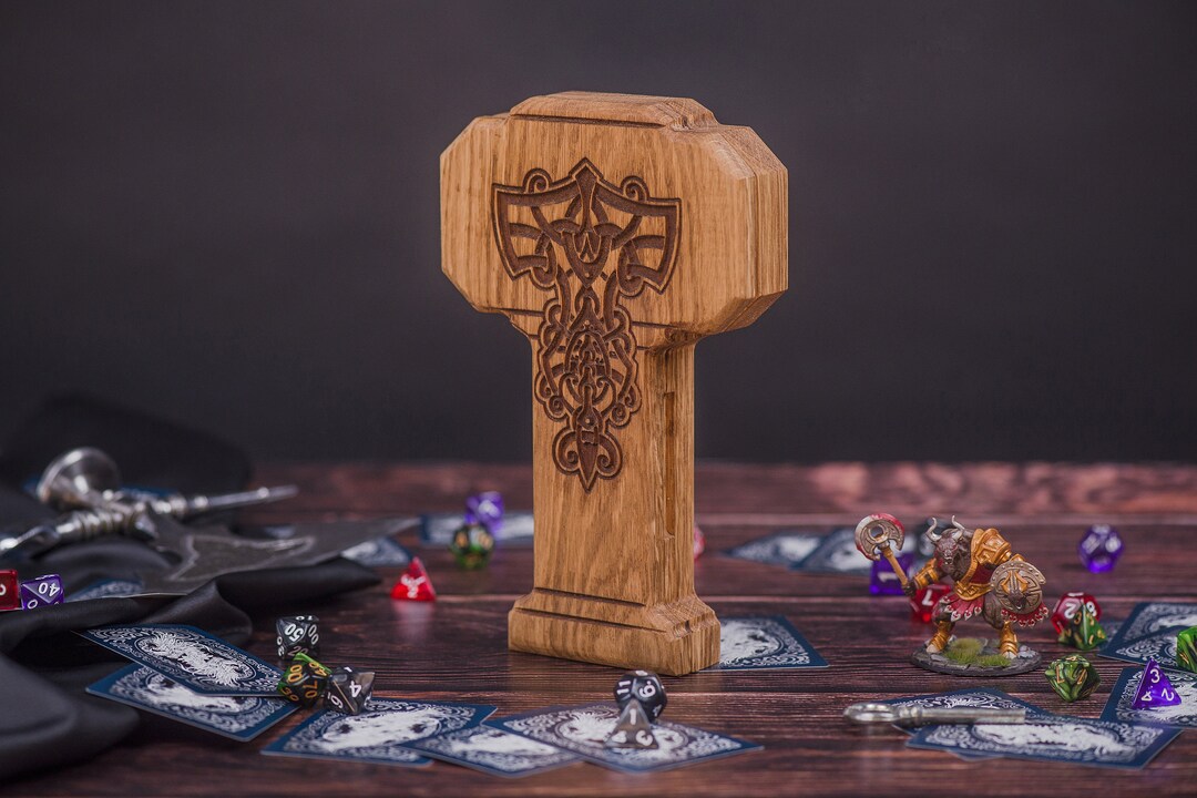 DD Dice Vault Box Dungeons Dragons/hero Box Hammer 1 /tabletop Game ...