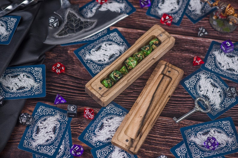 Dice Box Dungeon Dragons/hero Dnd Box Dice Vault/tabletop Game Storage ...