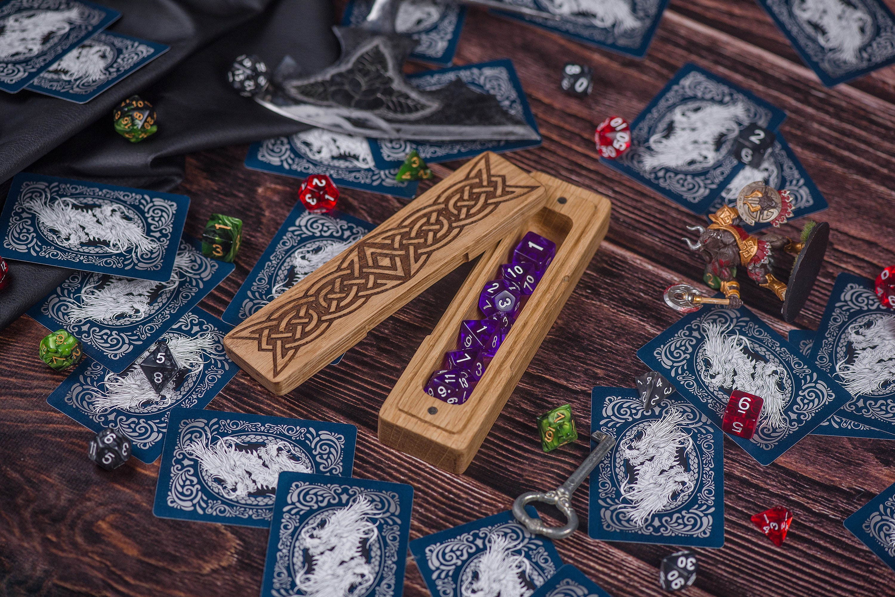 Dice Box Dungeon Dragons/hero Dnd Box Dice Vault/tabletop Game Storage ...