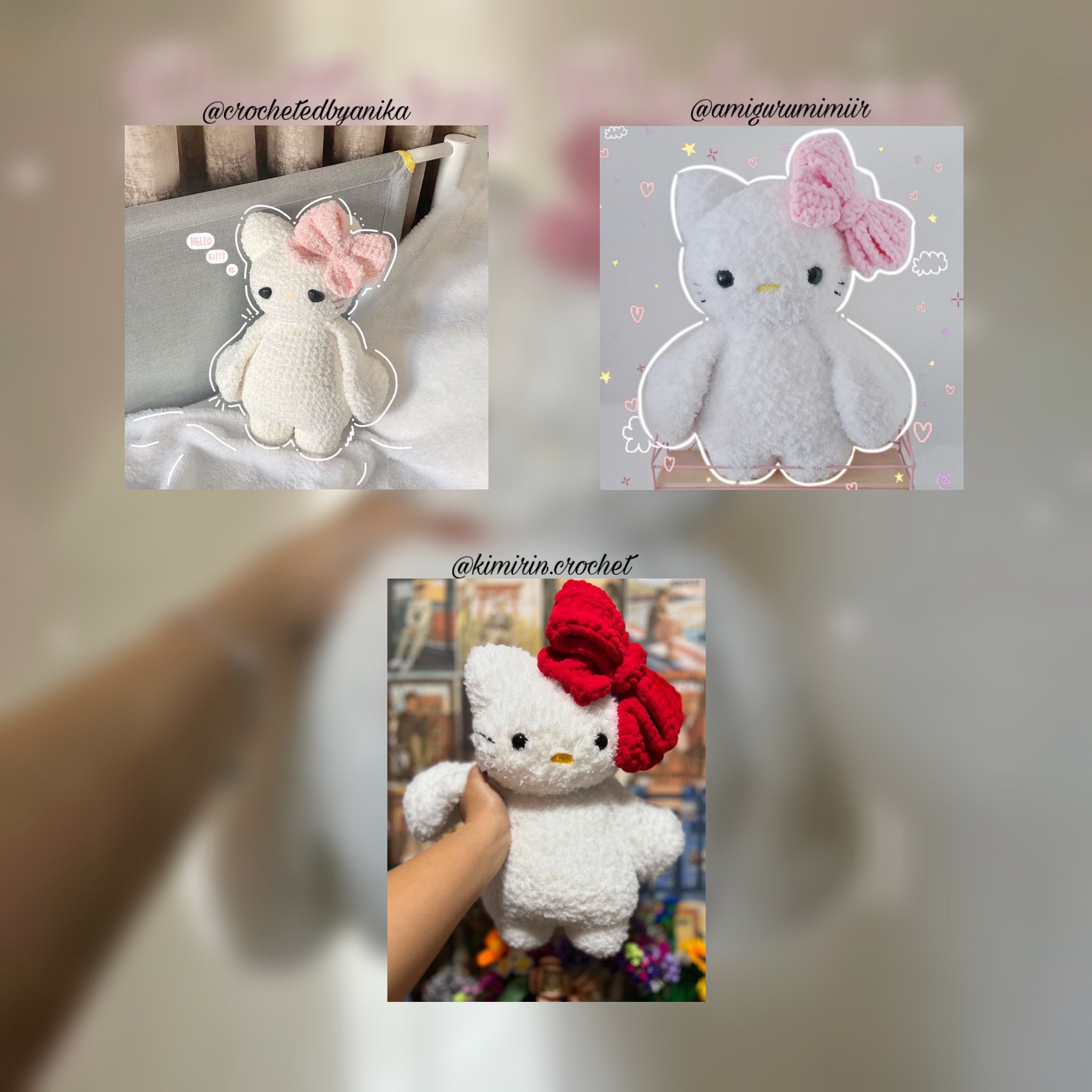 Big Fluffy Cat Crochet Pattern - Etsy