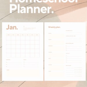 Homeschool/ Unschooling Planner Printable, School Planner, Learning ...