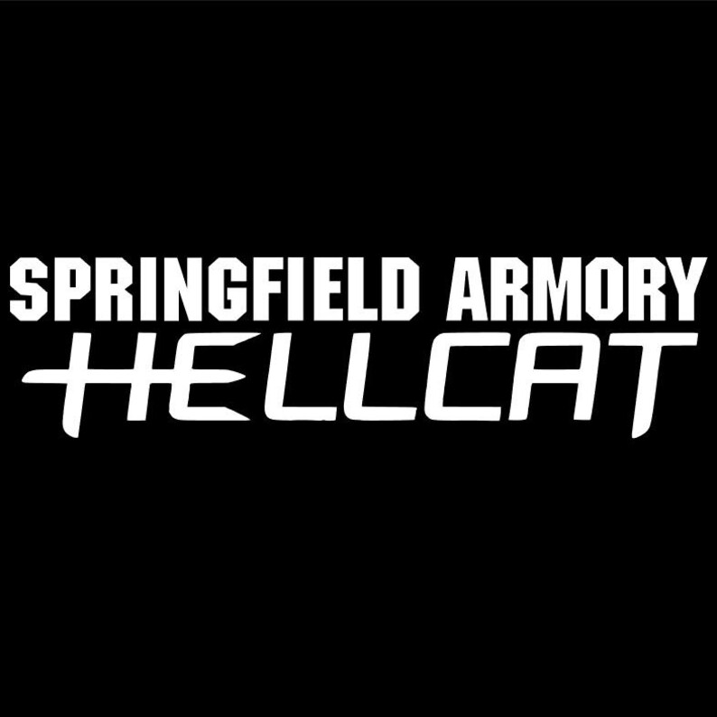 Springfield Armory Hellcat Gun Safe Decal / Window Decal / Toolbox ...