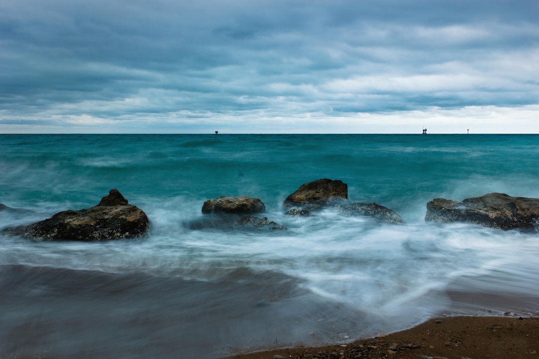Breath of Storm a Landscape Photo Captured During a Sea Storm, With ...