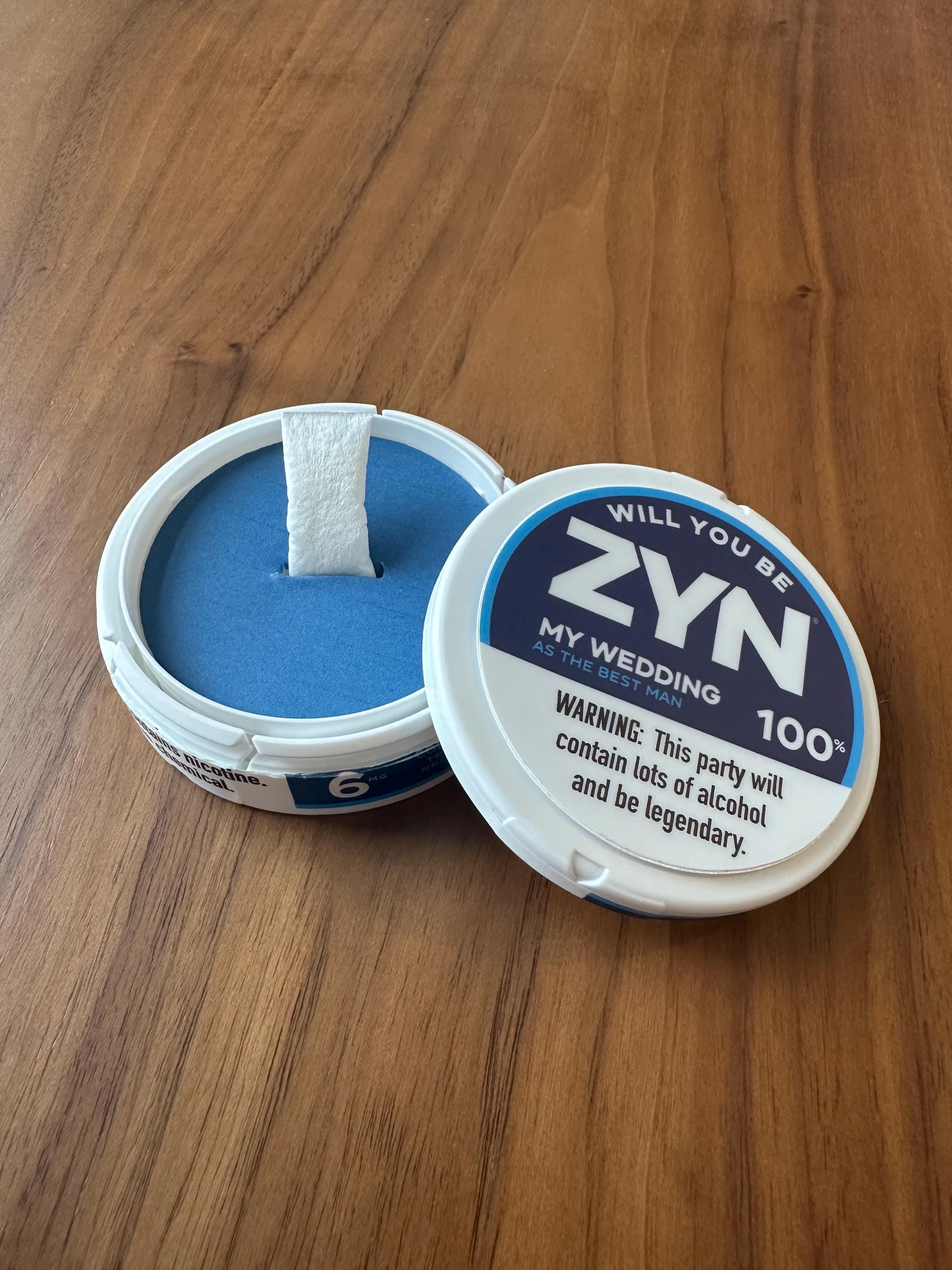 Best Man Sticker for Peppermint Zyn Tin / Groomsman Gift / Groomsmen ...