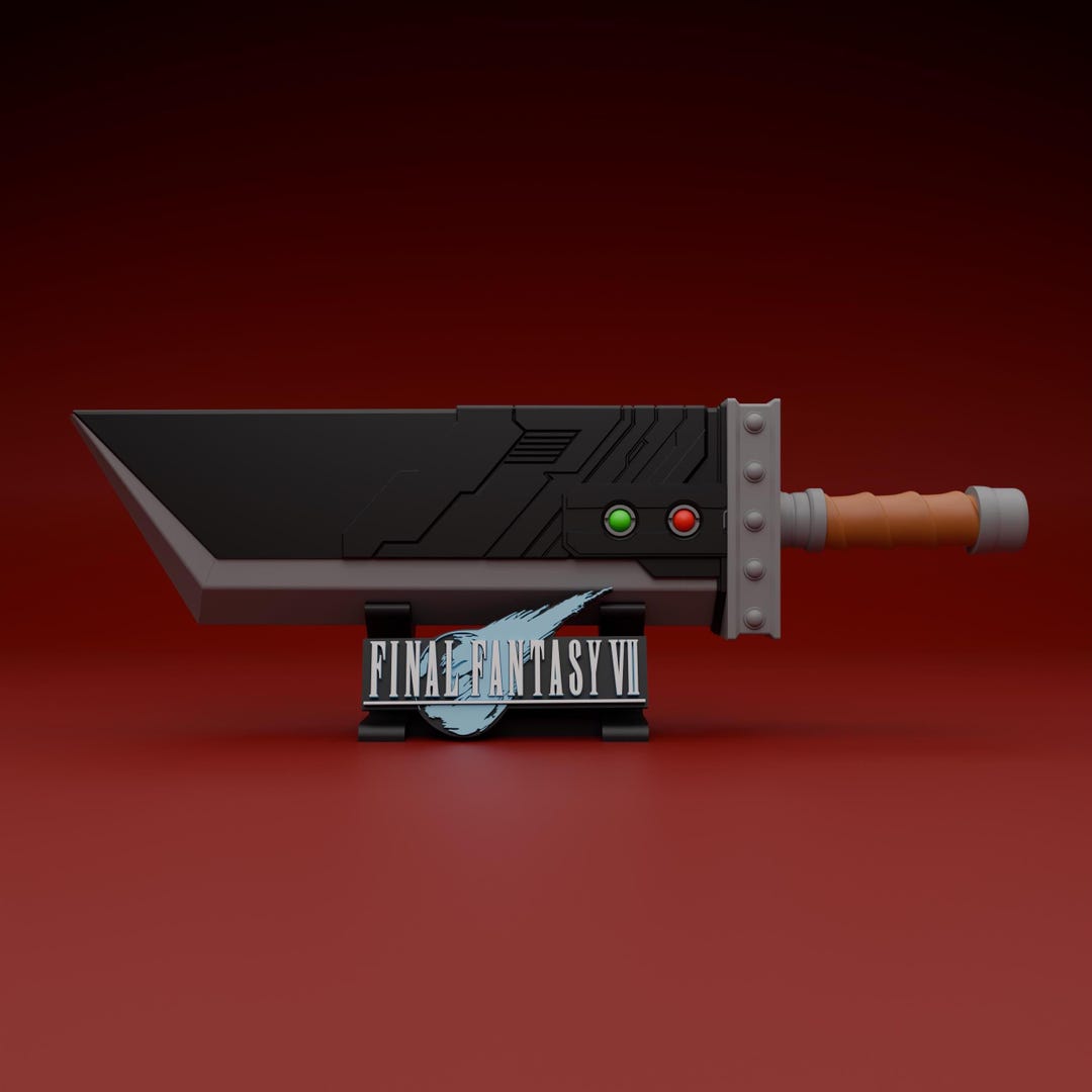 Buster Sword Deck Box: Final Fantasy VII Inspired MTG Card Holder - Etsy