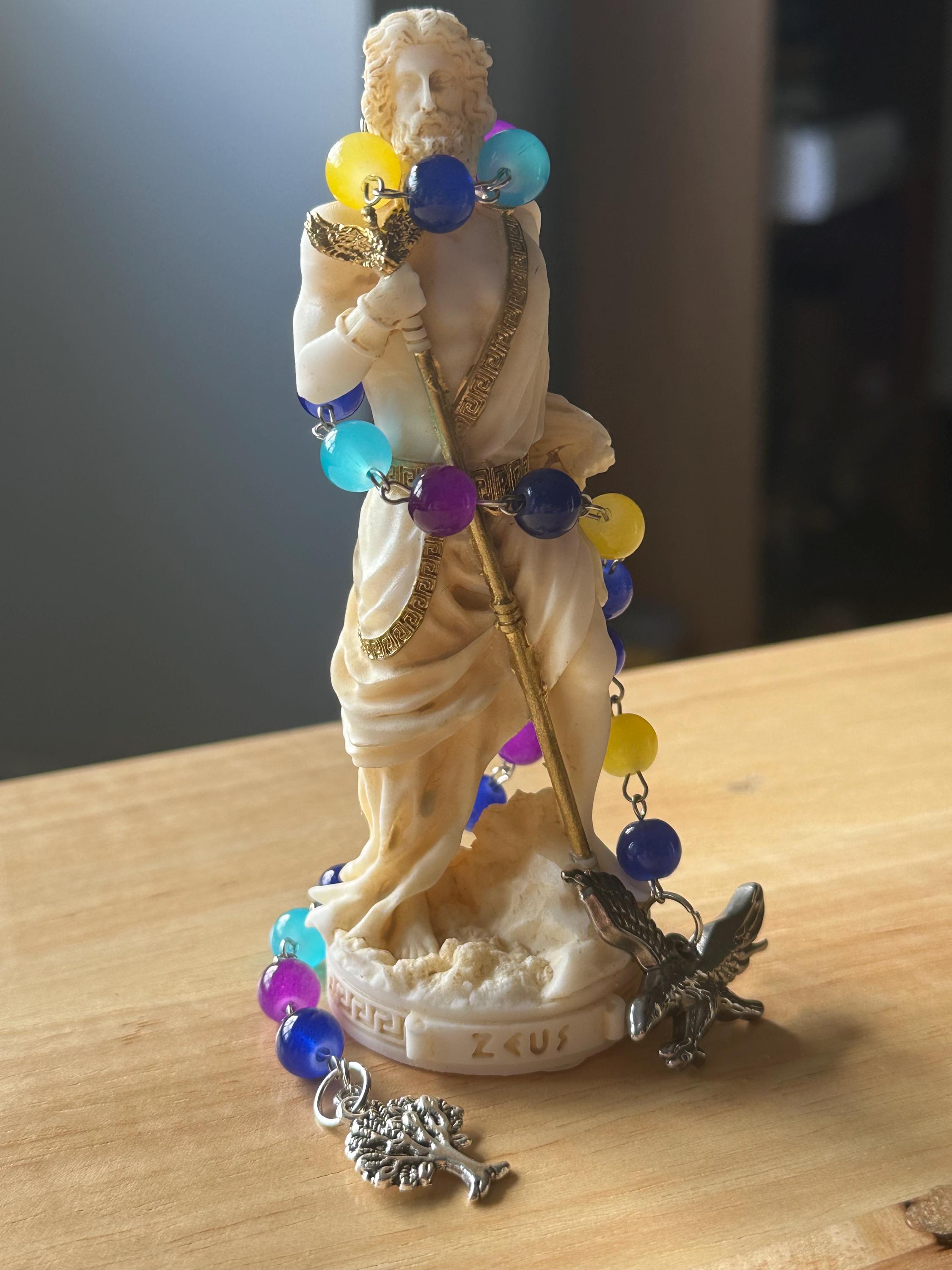 Zeus Prayer Beads - Greek God - Etsy