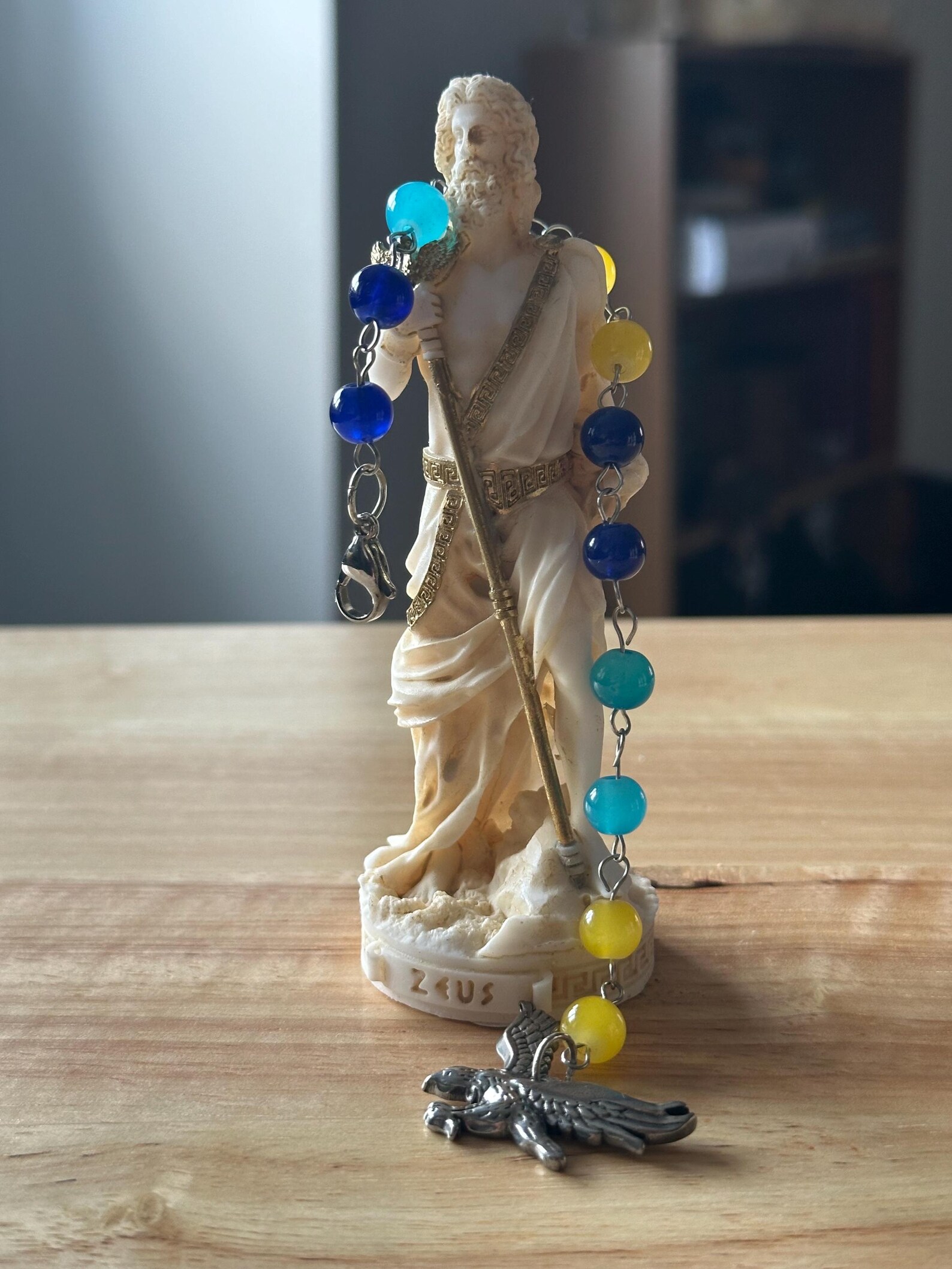 Zeus Prayer Beads - Greek God - Etsy