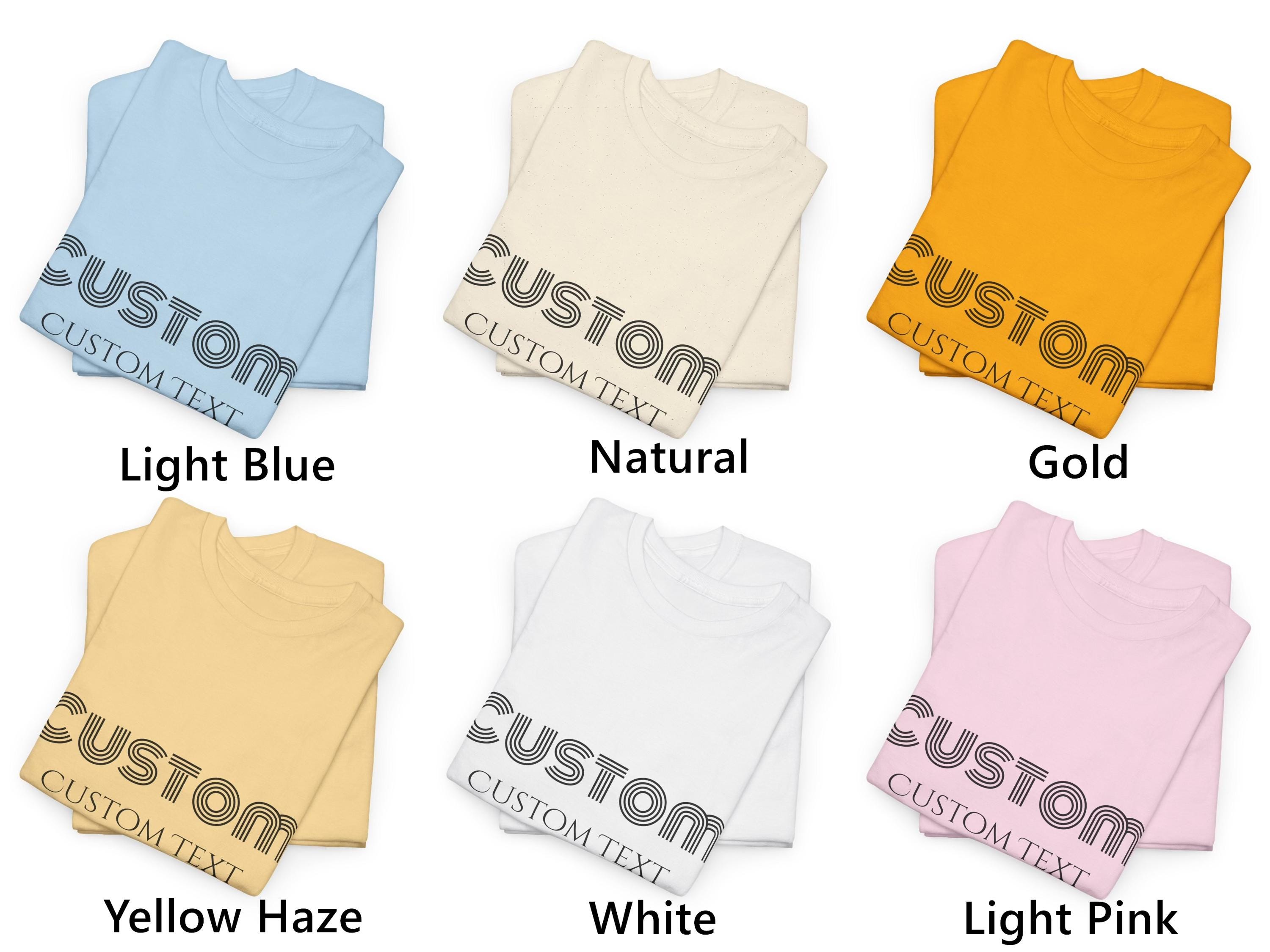 Custom Shirt Front and Back Custom Design Shirt Personalized Shirt Your ...