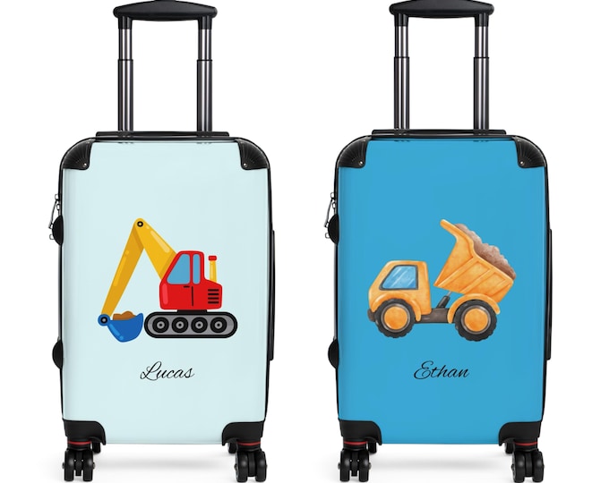 Personalized Suitcase Kids Luggage Set Kids Suitcase Name Gift Custom ...