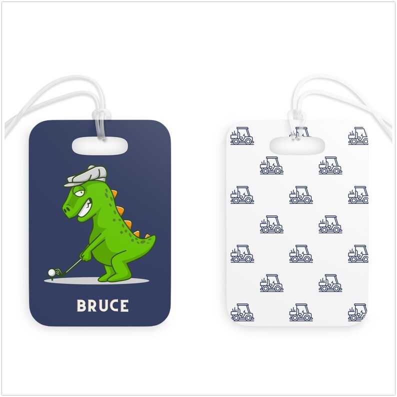 Golf Bag Tags Custom Golf Name Tag Golf Enthusiast Gift Kids Golf ...