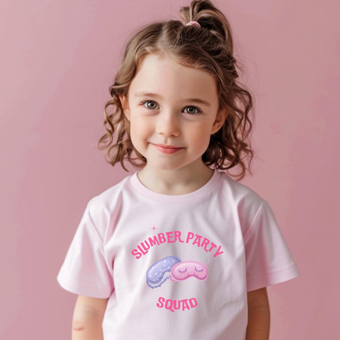 Sleepover Squad Shirt Sleepover Shirts Slumber Party Squad Pajama Tee ...