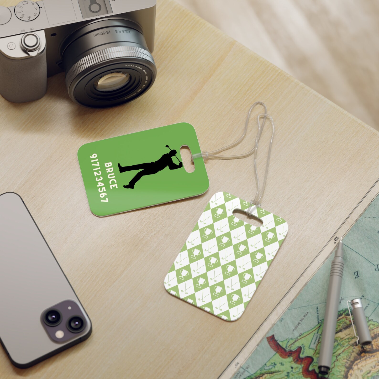 Golf Bag Tags Custom Golf Name Tag Golf Enthusiast Gift Kids Golf ...