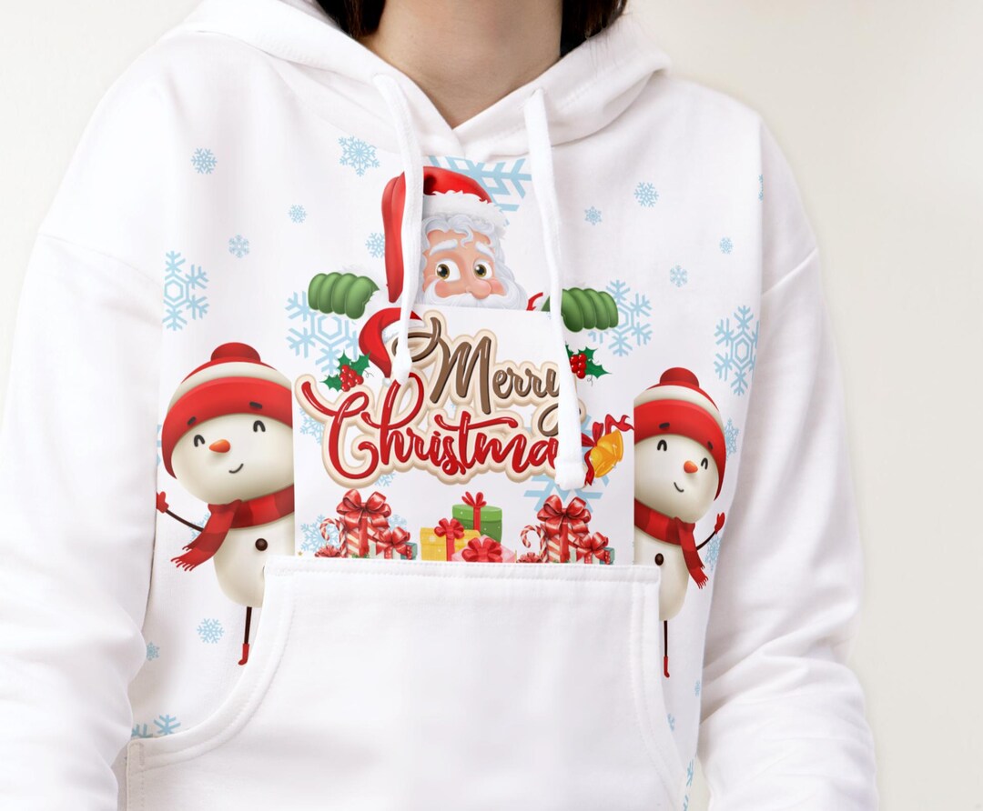 Festive Christmas Clipart Bundle Santa, Snowman & Holiday Decorations ...