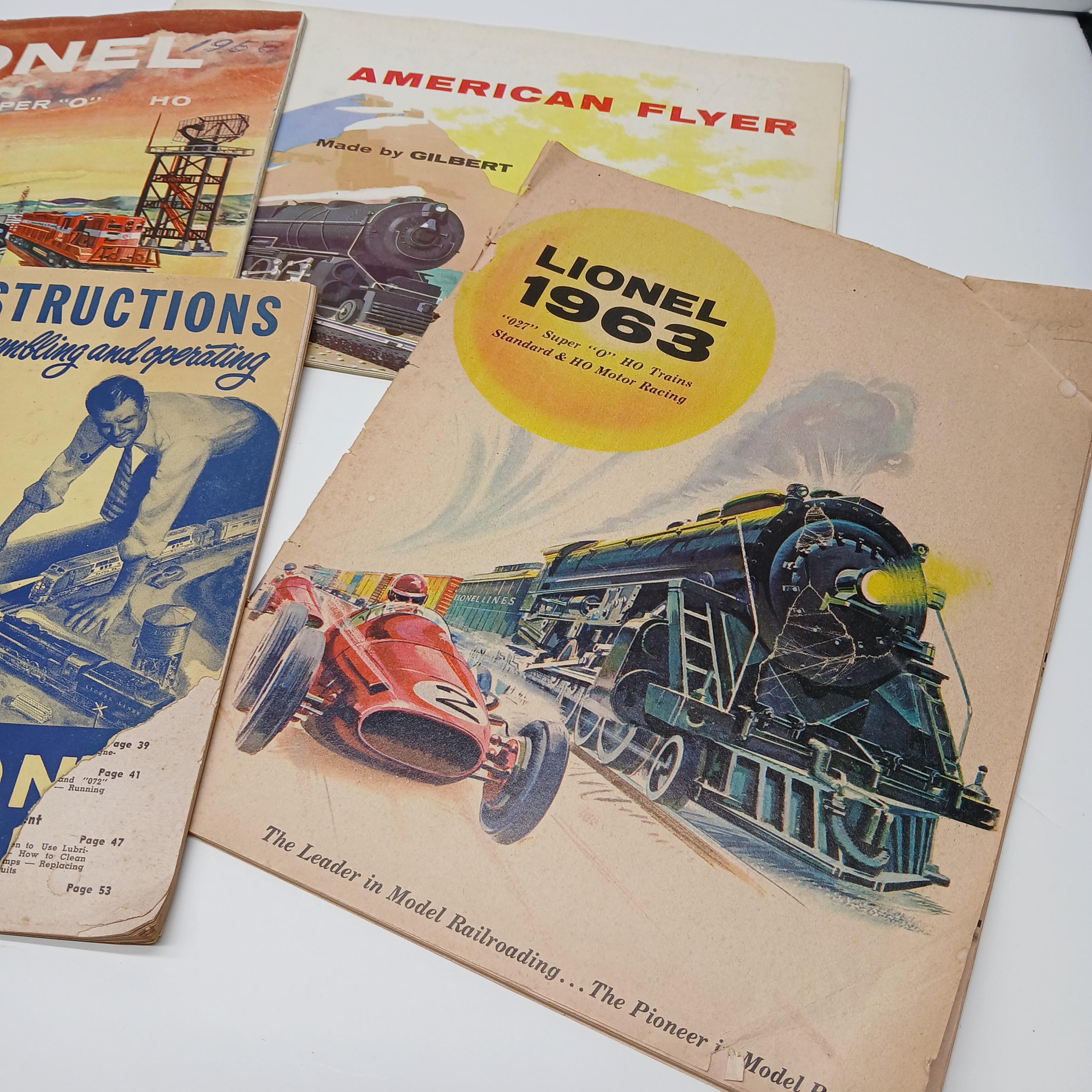Vintage Lionel American Flyer Varney Train Catalogs Lot of 6 40s 50s ...