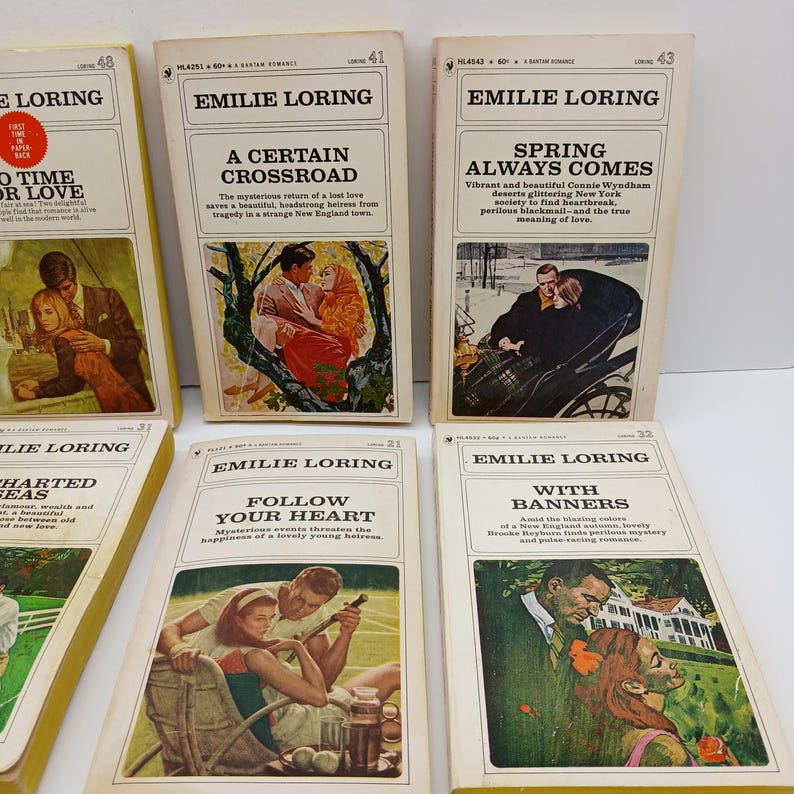 Vintage Emilie Loring Romance Novels 60s 70s Lot of 12 Paperbacks - Etsy