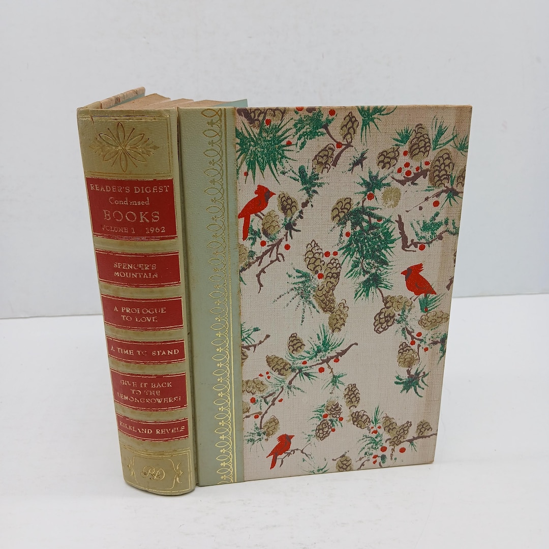 Readers Digest Condensed Book Volume 1 1962 Hardcover 1st Edition - Etsy