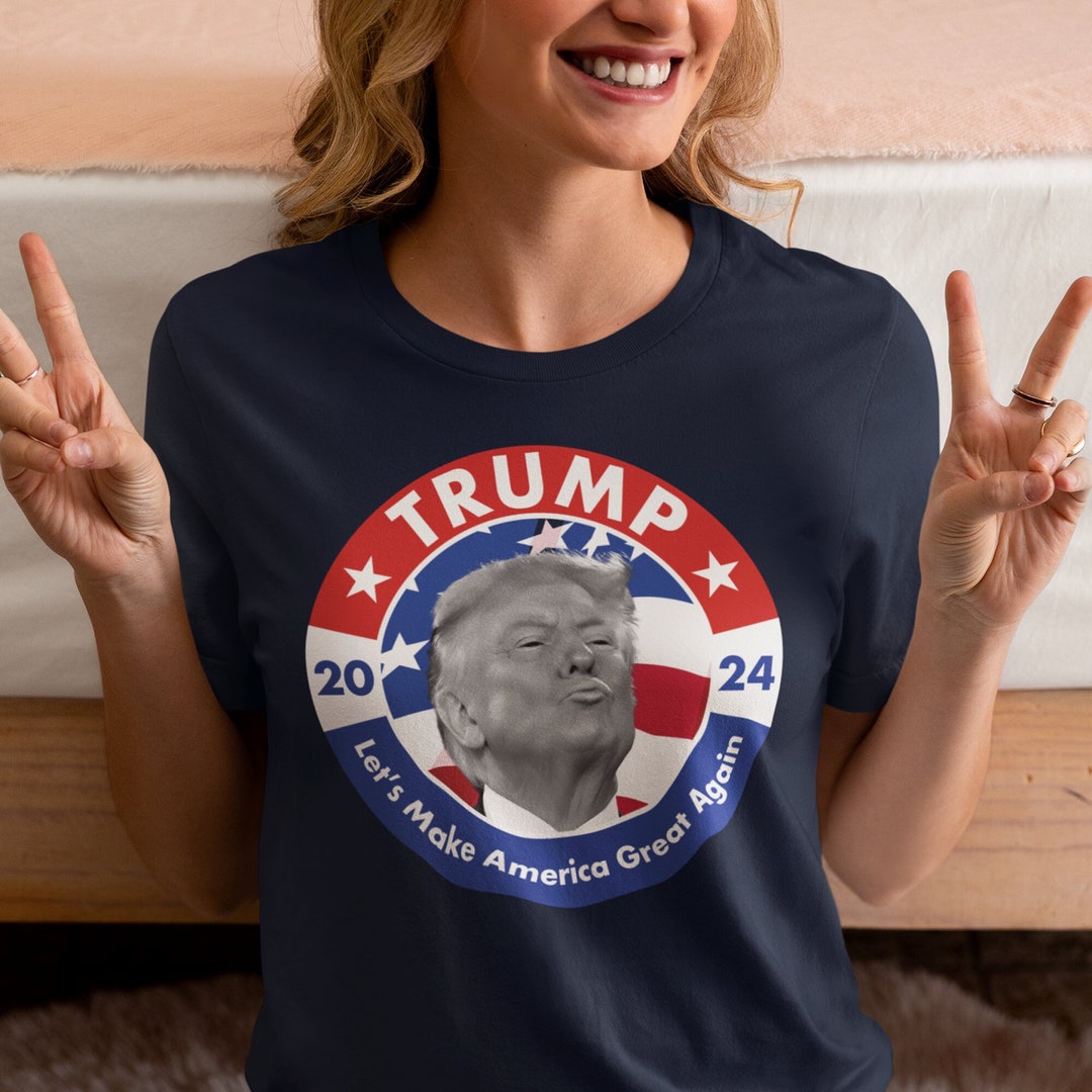 Vintage Trump 2024 Shirt, Let's Make America Great T-shirt, Retro Trump ...
