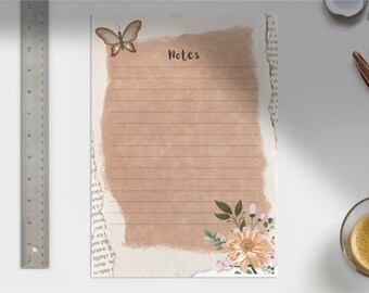 Notes Printable Notes Instant Download Etsy