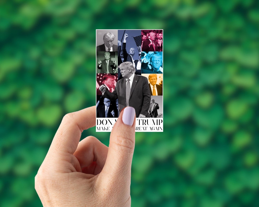 Donald Trump Eras Tour Sticker Donald Trump Sticker Trump 2024 Sticker ...