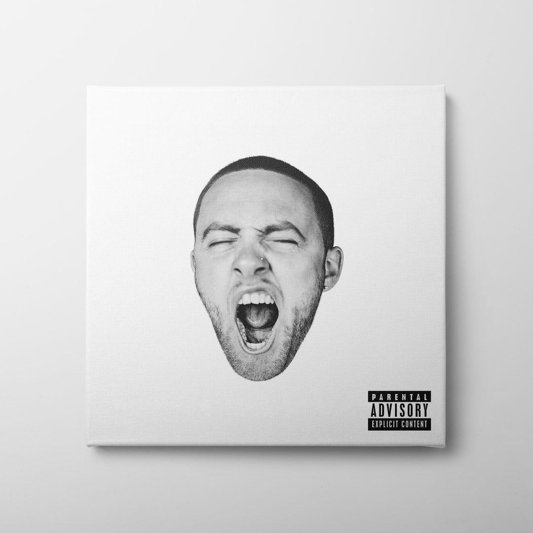 Mac Miller GO:OD AM Art, Limited Edition Wall Decor, Good Am Cover - Etsy
