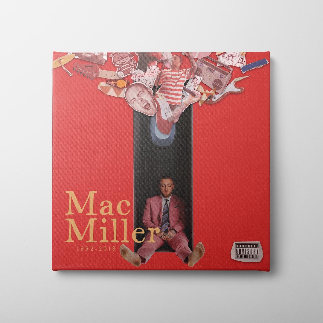 Mac Miller Swimming Art, Limited Edition Wall Decor, Mac Miller ...