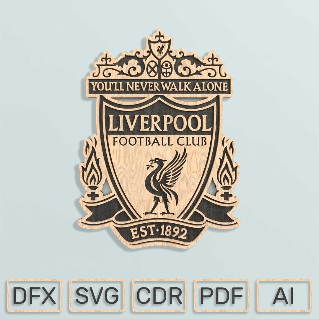 Liverpool FC Logo, Dxf, Svg, Png, Ai Laser Cut Files, Glowforge, Craft ...