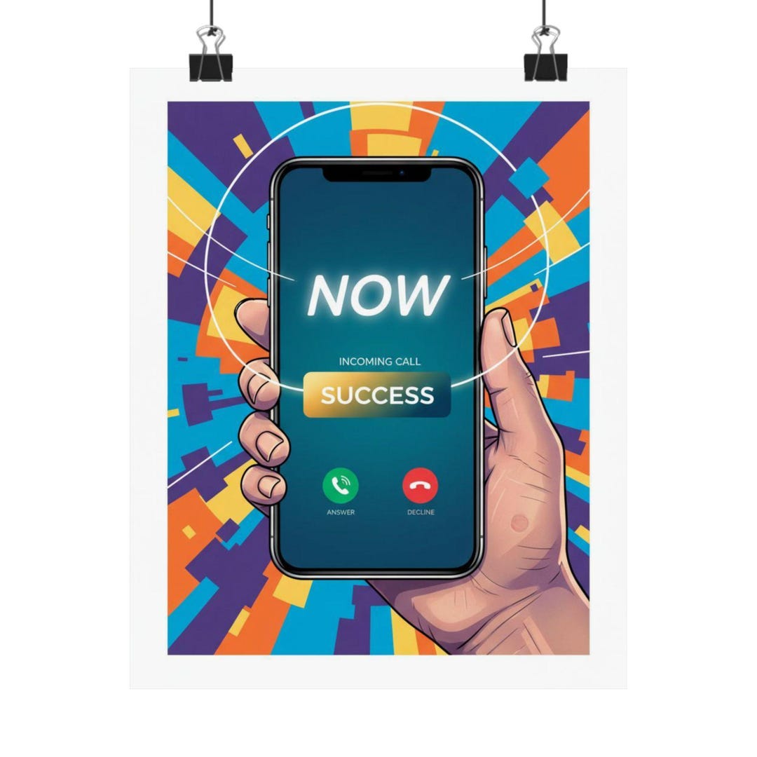 Success is Calling | Motivational Poster - Etsy