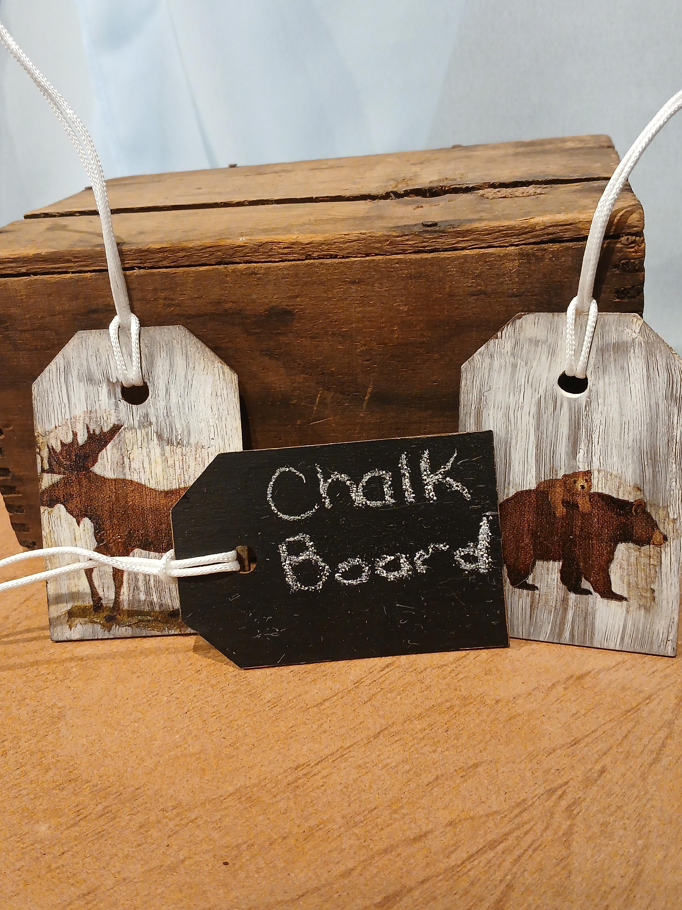 Gift Tags! Wood Style Gift Tags With a Reuseable Feature. Decoupage ...