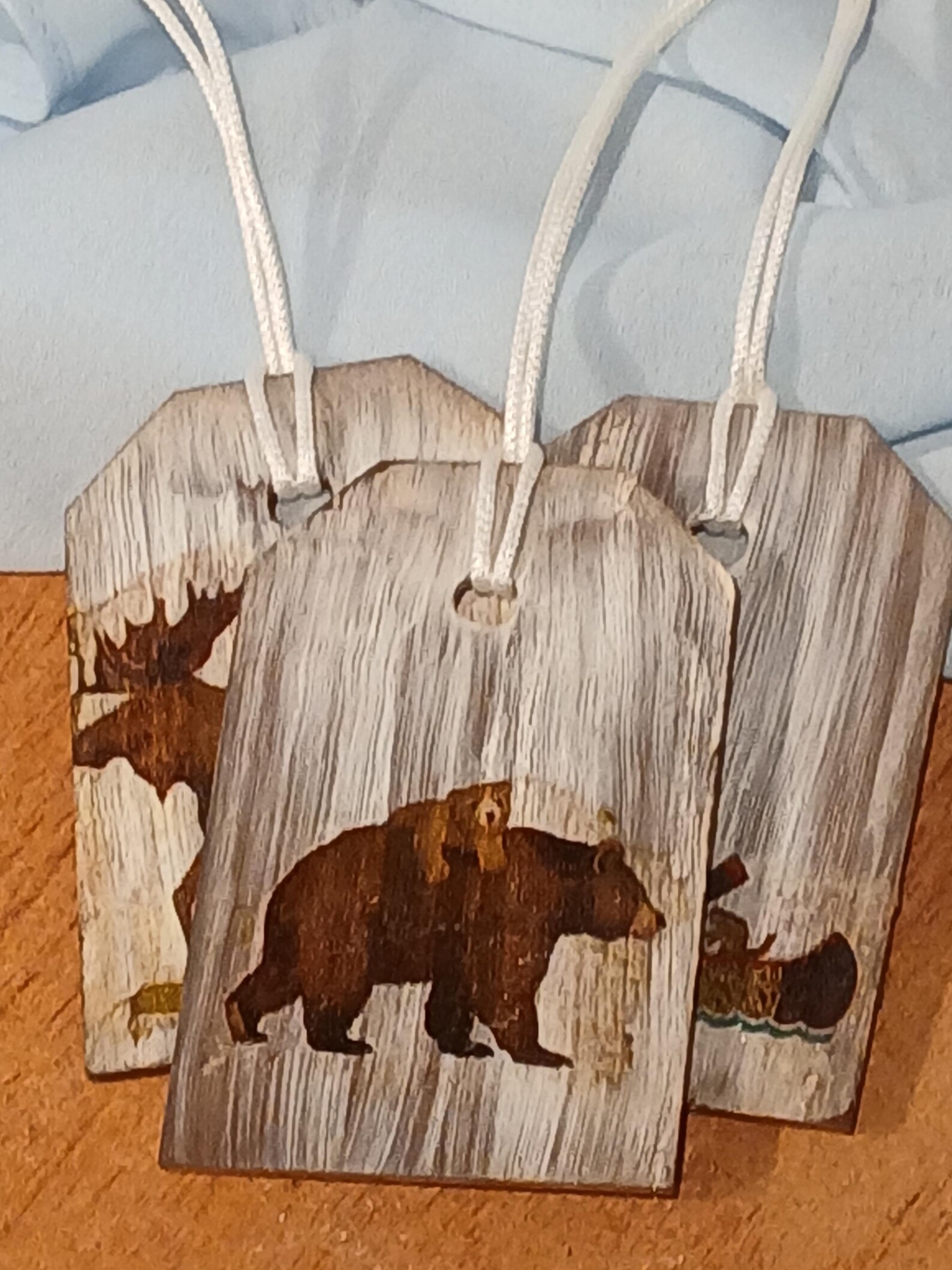 Gift Tags! Wood Style Gift Tags With a Reuseable Feature. Decoupage ...