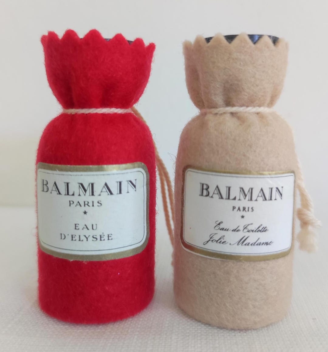 Pack 2 Miniature Perfumes Balmain Eau De Toilette Jolie Madame, Balmain ...