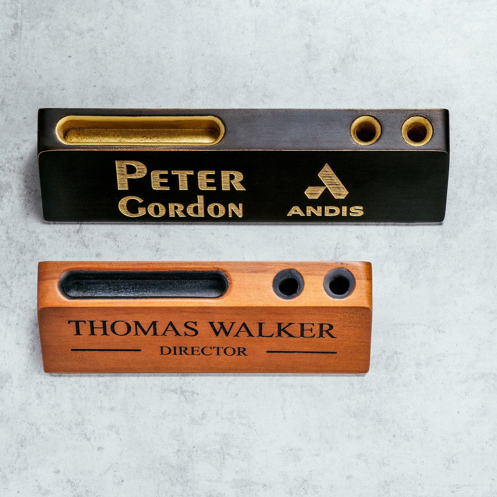 Premium Desk Name Plate, Custom Name Sign, Personalized Wood Desk Name ...