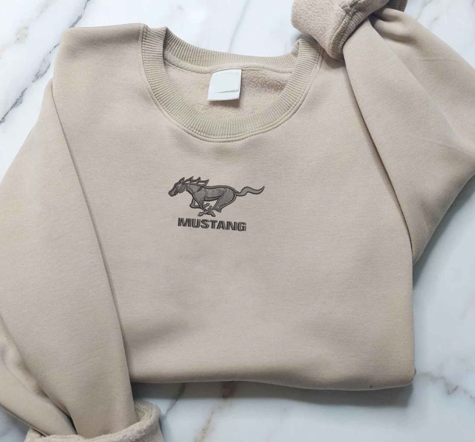 Ford Mustang Sweater, Embroidered Mustang Vintage Hoodie, Ford Motor ...