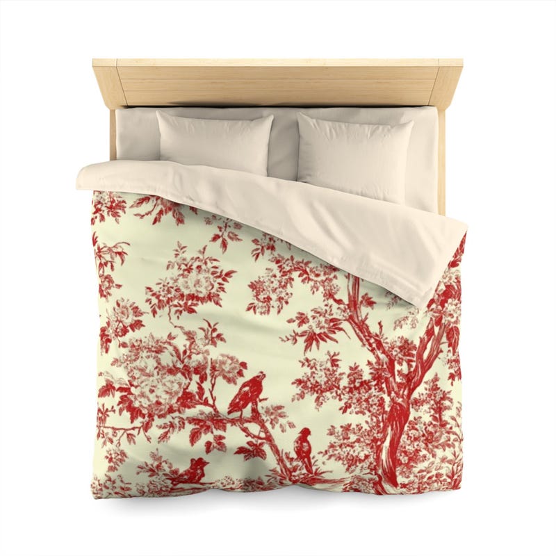 Red Duvet Cover - Etsy