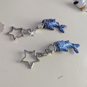 Matching Whale Shark Keychains Cute - Etsy