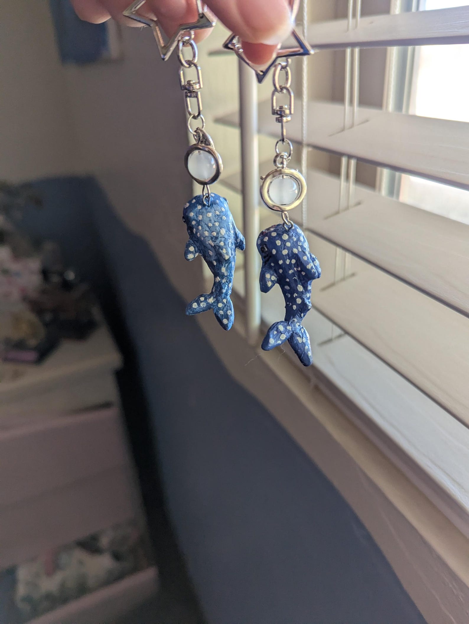 Matching Whale Shark Keychains Cute - Etsy