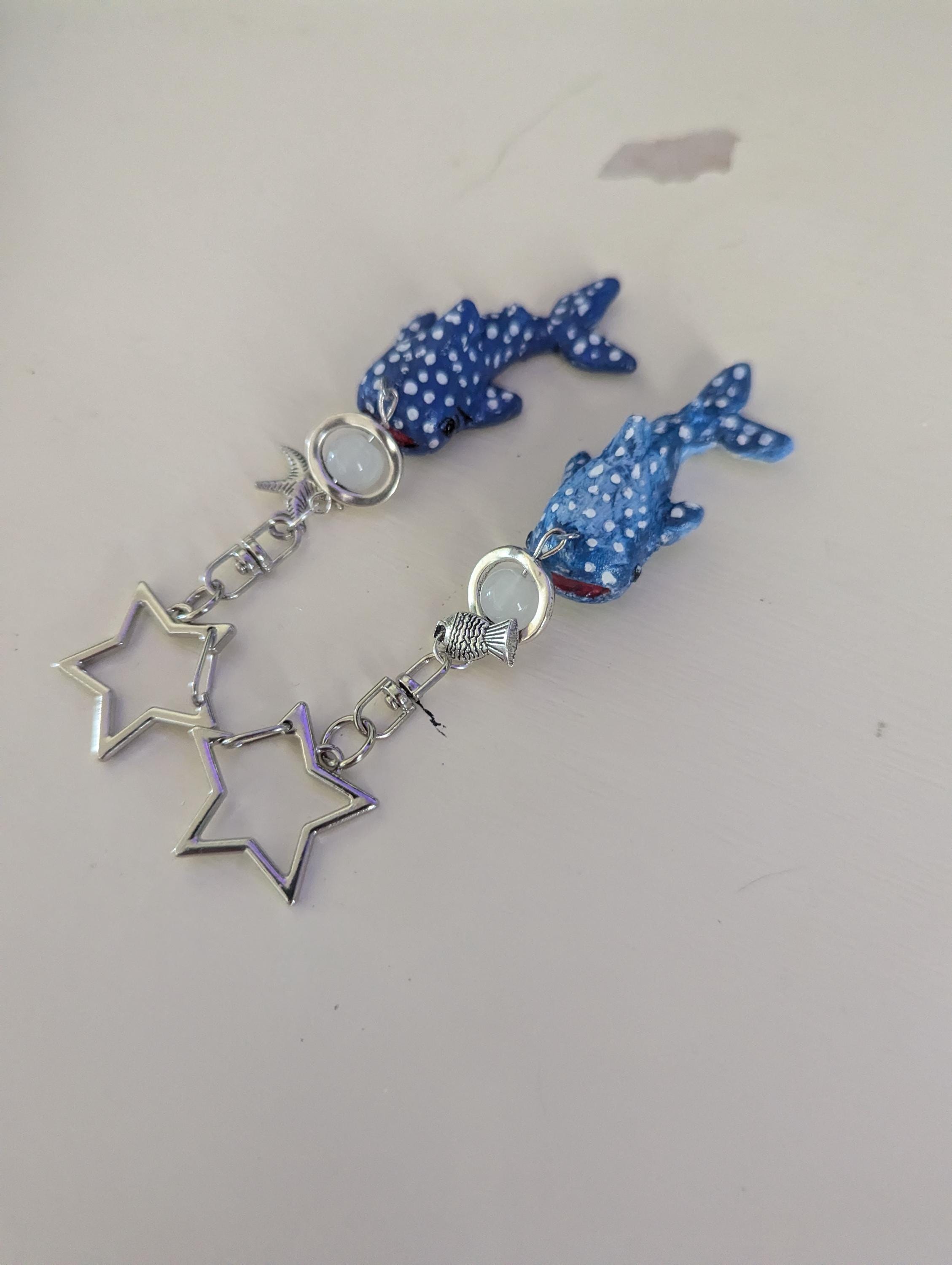 Matching Whale Shark Keychains Cute - Etsy