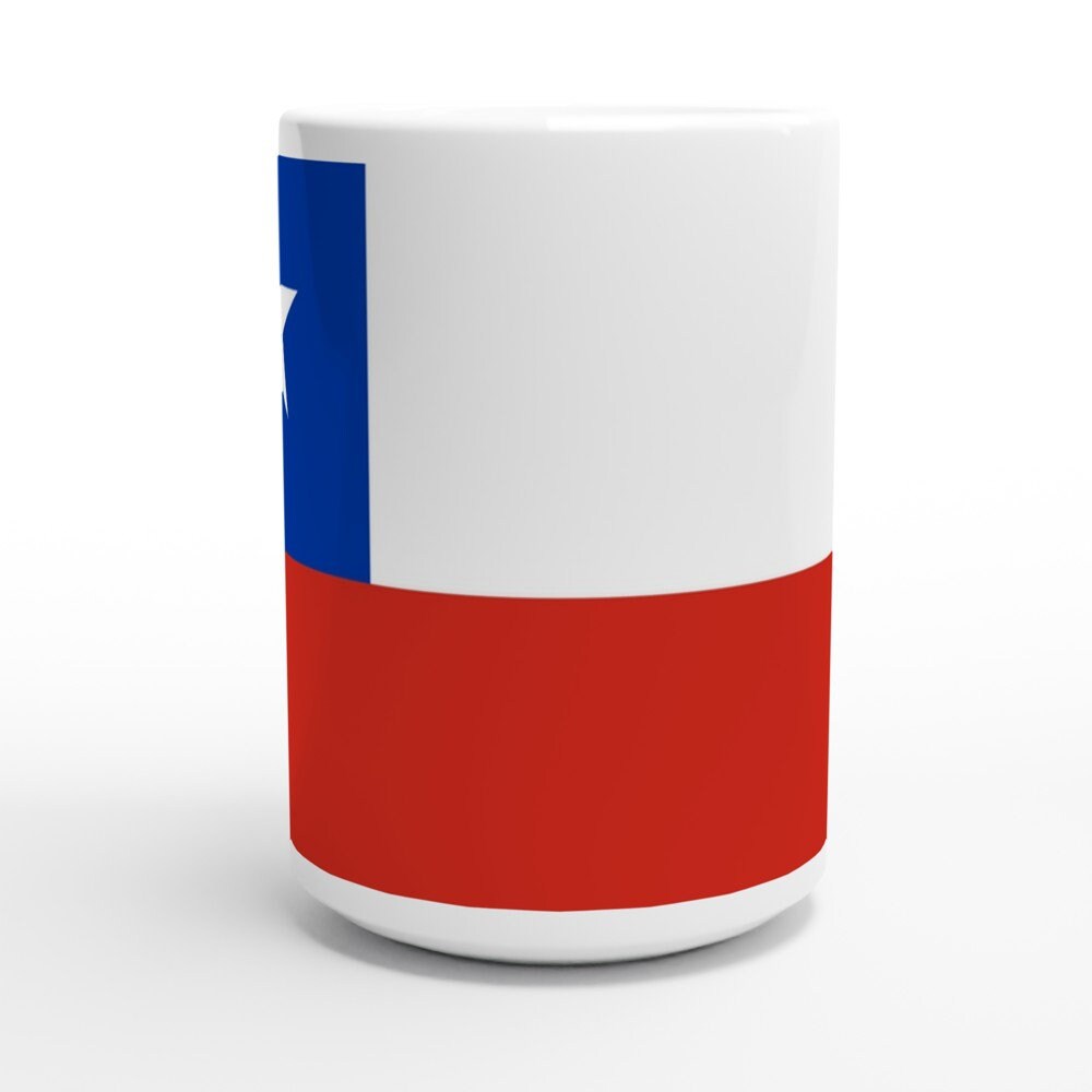 Chile Country Pride Flag Gift Mug 15oz Ceramic Mug - Etsy