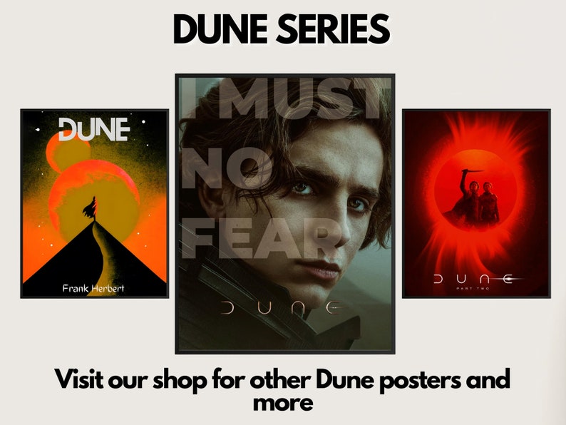 Dune Poster, Dune Wall Art, Dune Movie Art Print, Vintage Dune Poster ...
