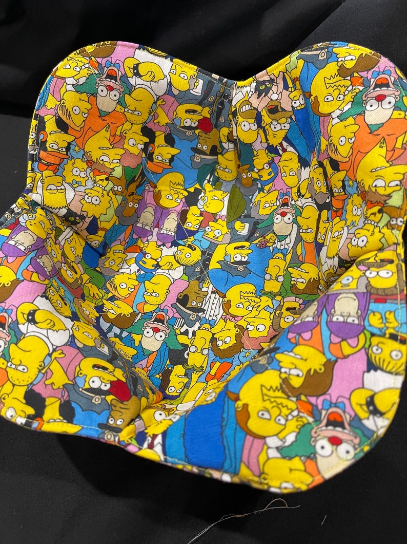 Hot/cold Yellow/blue/multi Coloured the Simpsons Bowl Cozy - Etsy Australia