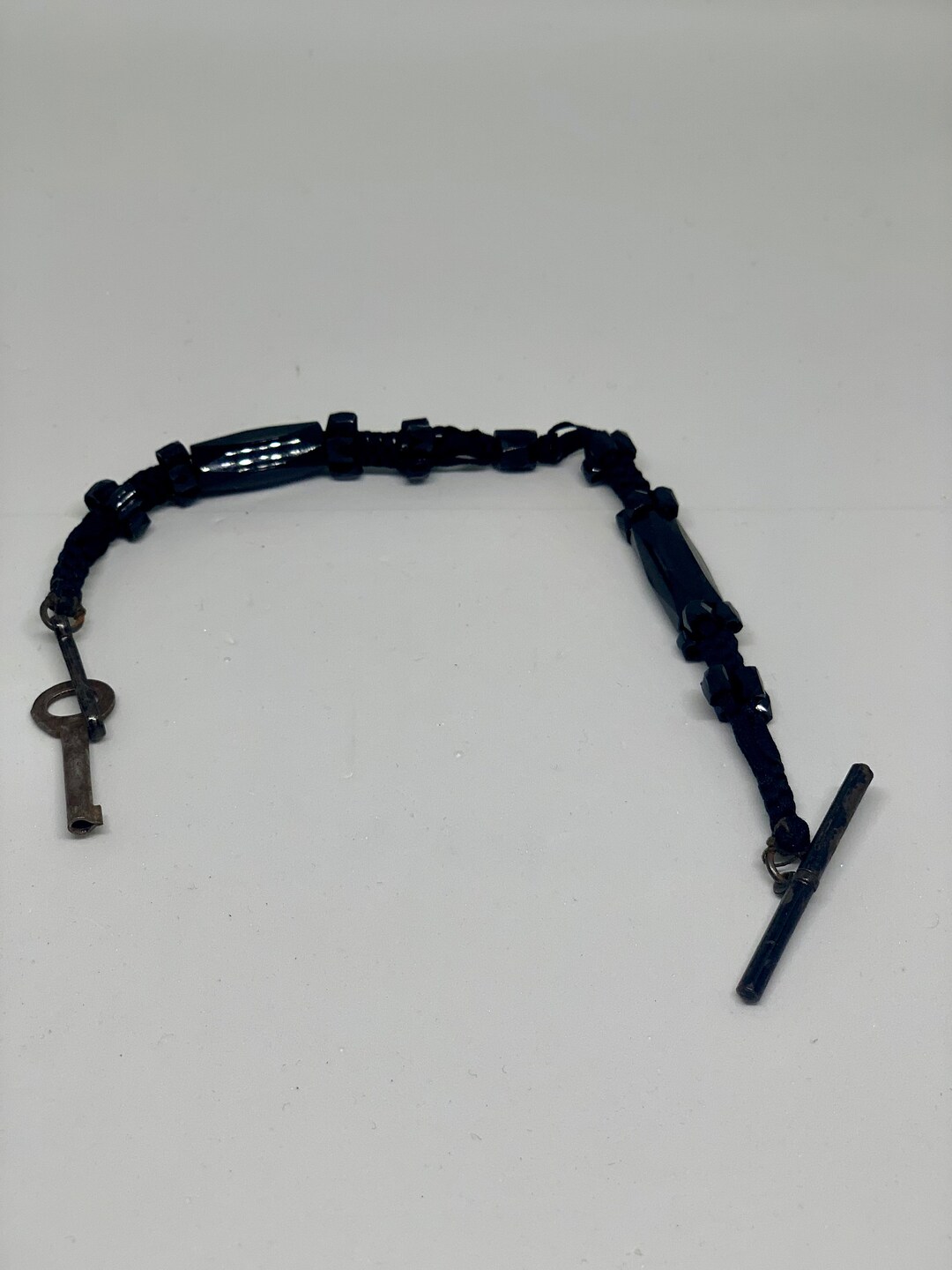 Antique Victorian Mourning Watch Chain - Etsy