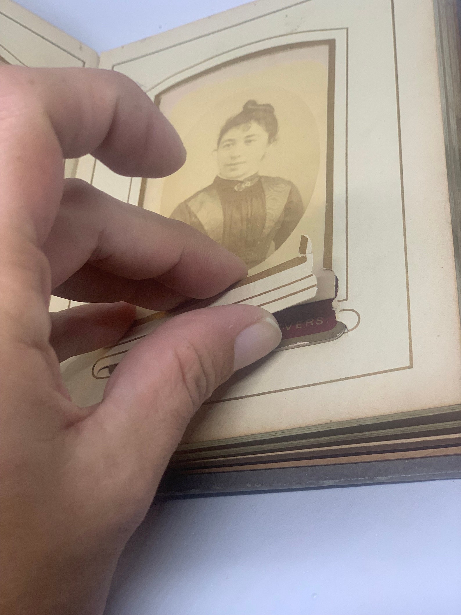 Antique Small Victorian Cdv Photo Album - Etsy