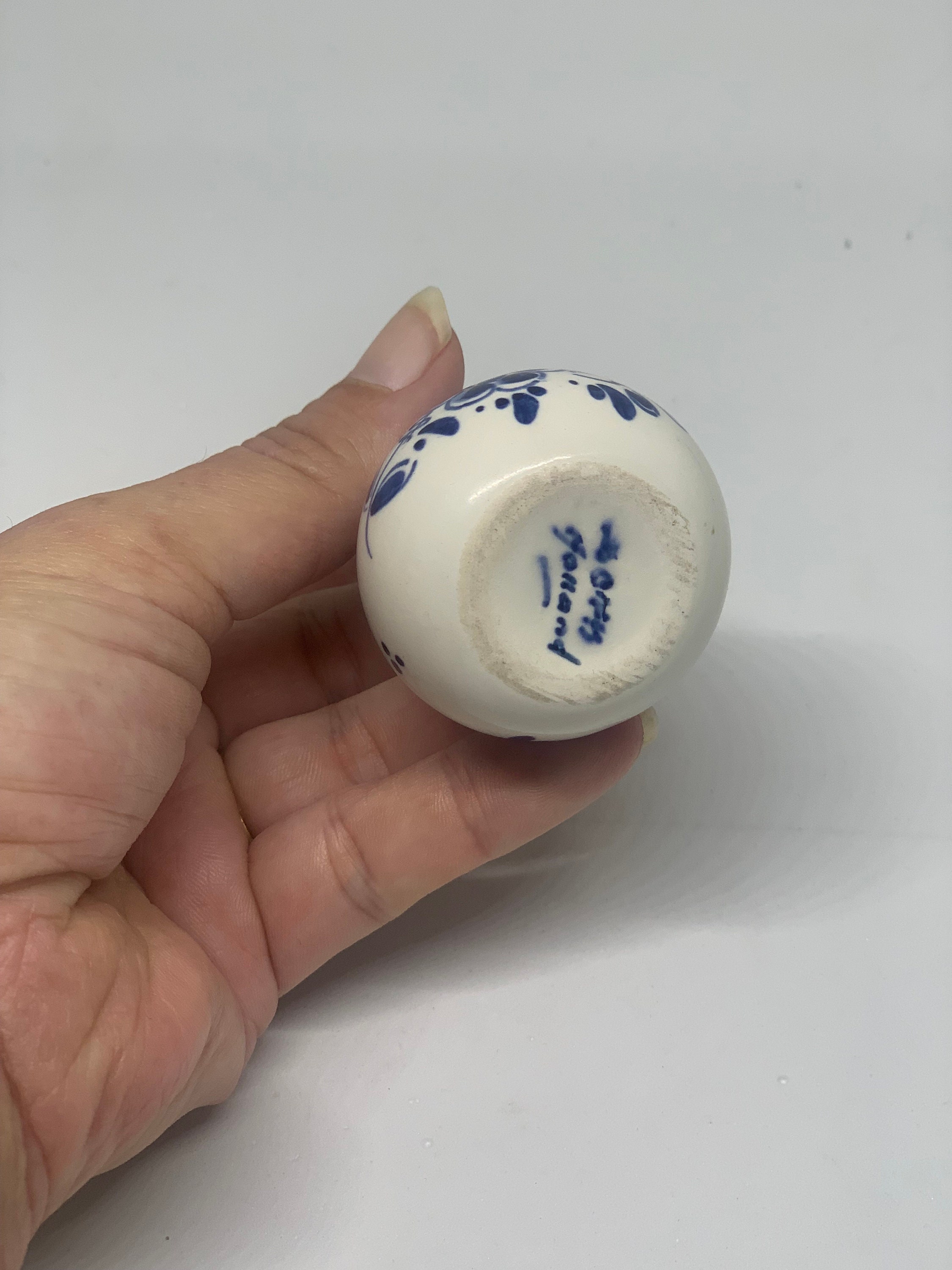 Delfts Blue Perfume Bottle Silver Cap - Etsy