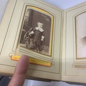 Antique Small Victorian Cdv Photo Album - Etsy