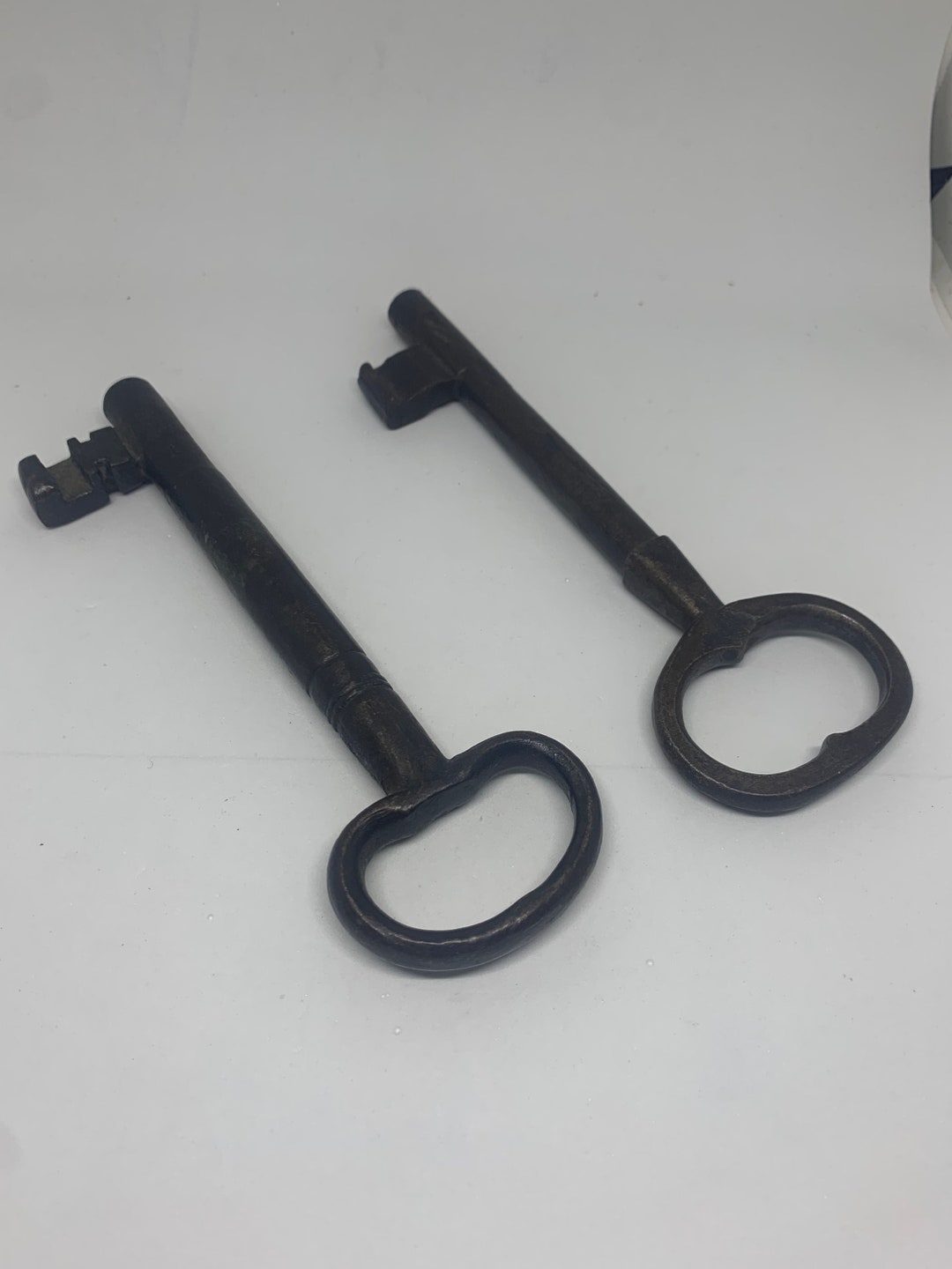 Two Antique 1800’s Skeleton Keys - Etsy