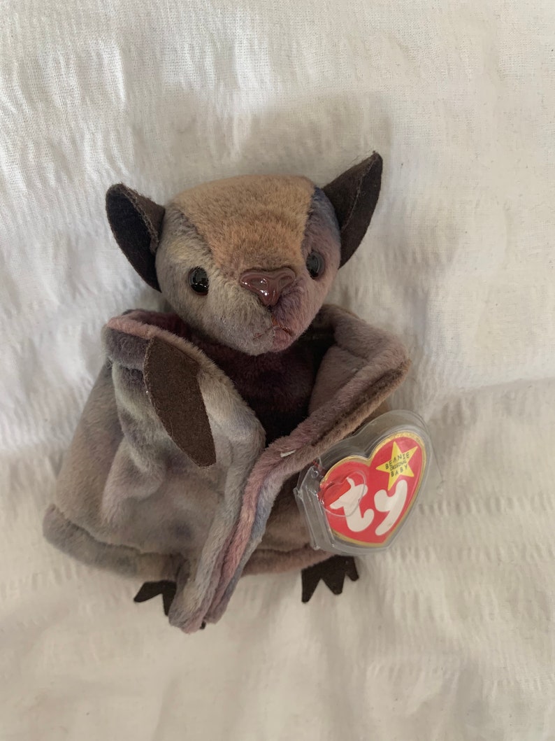 Rare Vintage Batty Tie Dye TY Beanie Baby - Etsy