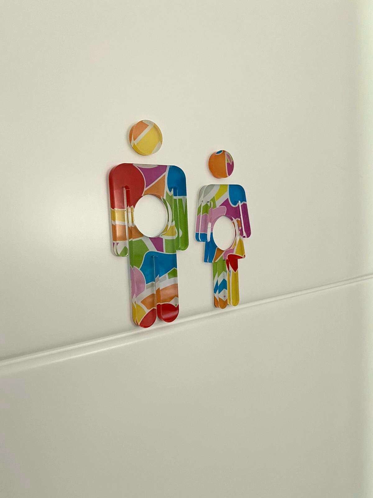Toilet Sign Men Women | WC Sign | Toilet Decor | Home Decor - Etsy