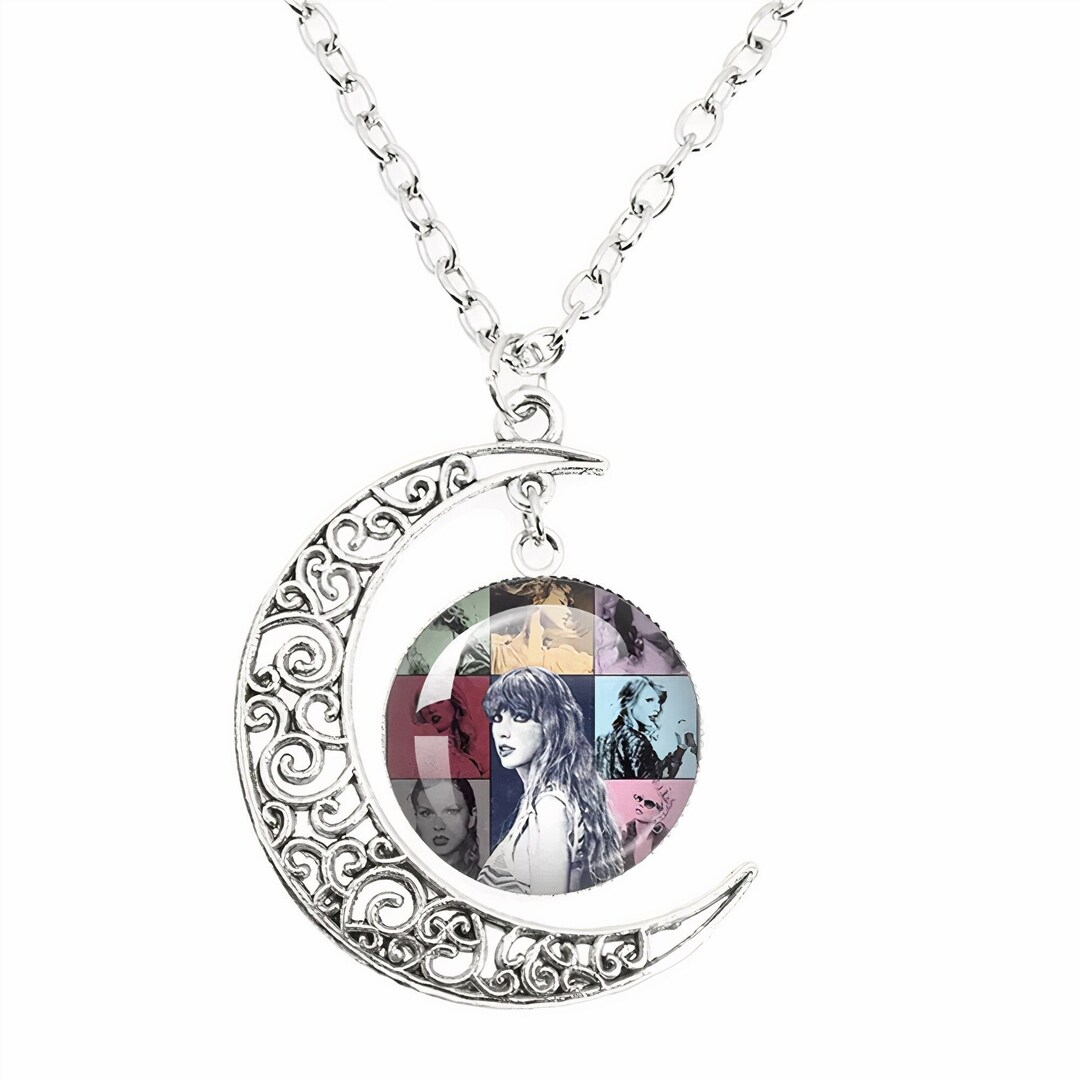 Taylor Swift Moon Necklace the Eras Tour Necklace Swiftie Merch 1989 ...