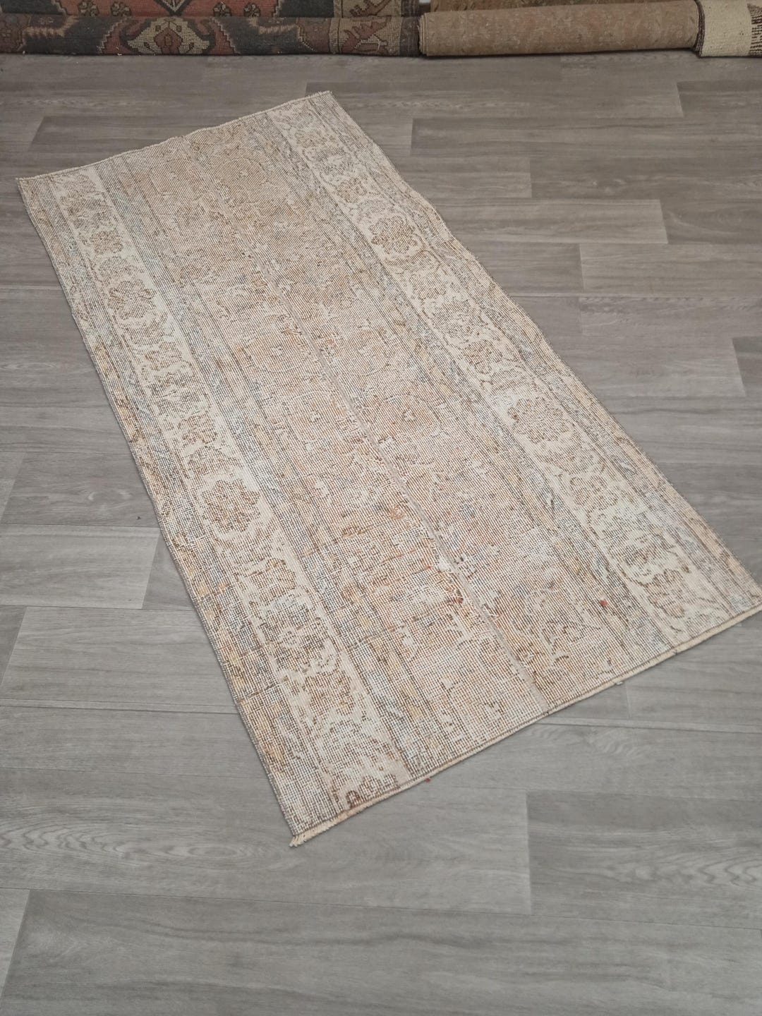 3x6 Rug, Turkish Vintage Area Rug, 3x6 Anatolian Rug, Handmade Wool Rug ...